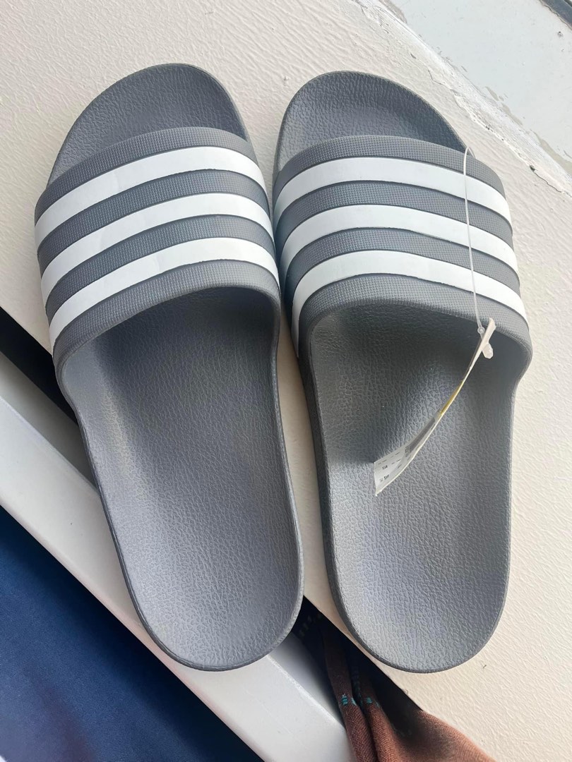 Adidas Adilette Stripe Slides, Men's Fashion, Footwear, Slippers & Slides on Carousell