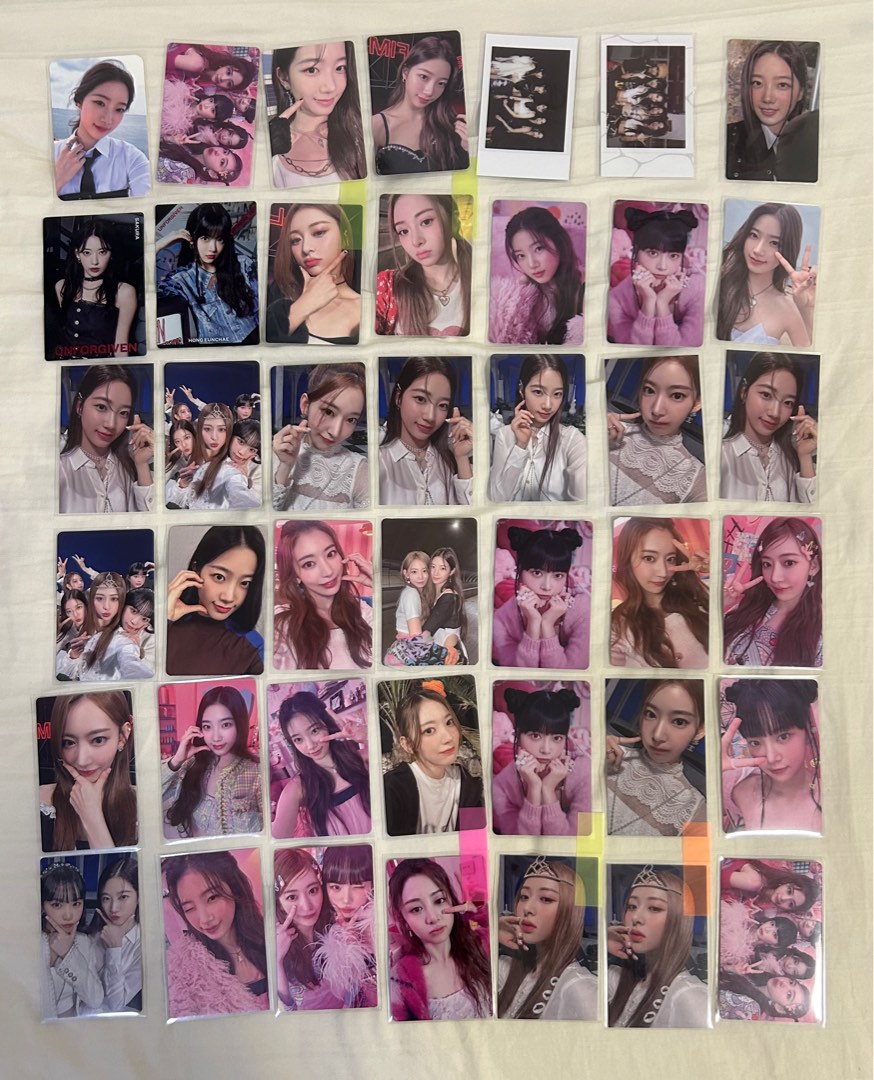 [ALL FOR $16] Le Sserafim LSFM Pcs photocards Fearless japan Unforgiven ...