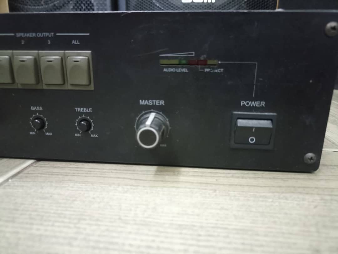 AMPERES MA-2012 AMPLIFIER -6INPUT/ANAOLG, Hobbies & Toys, Music & Media ...