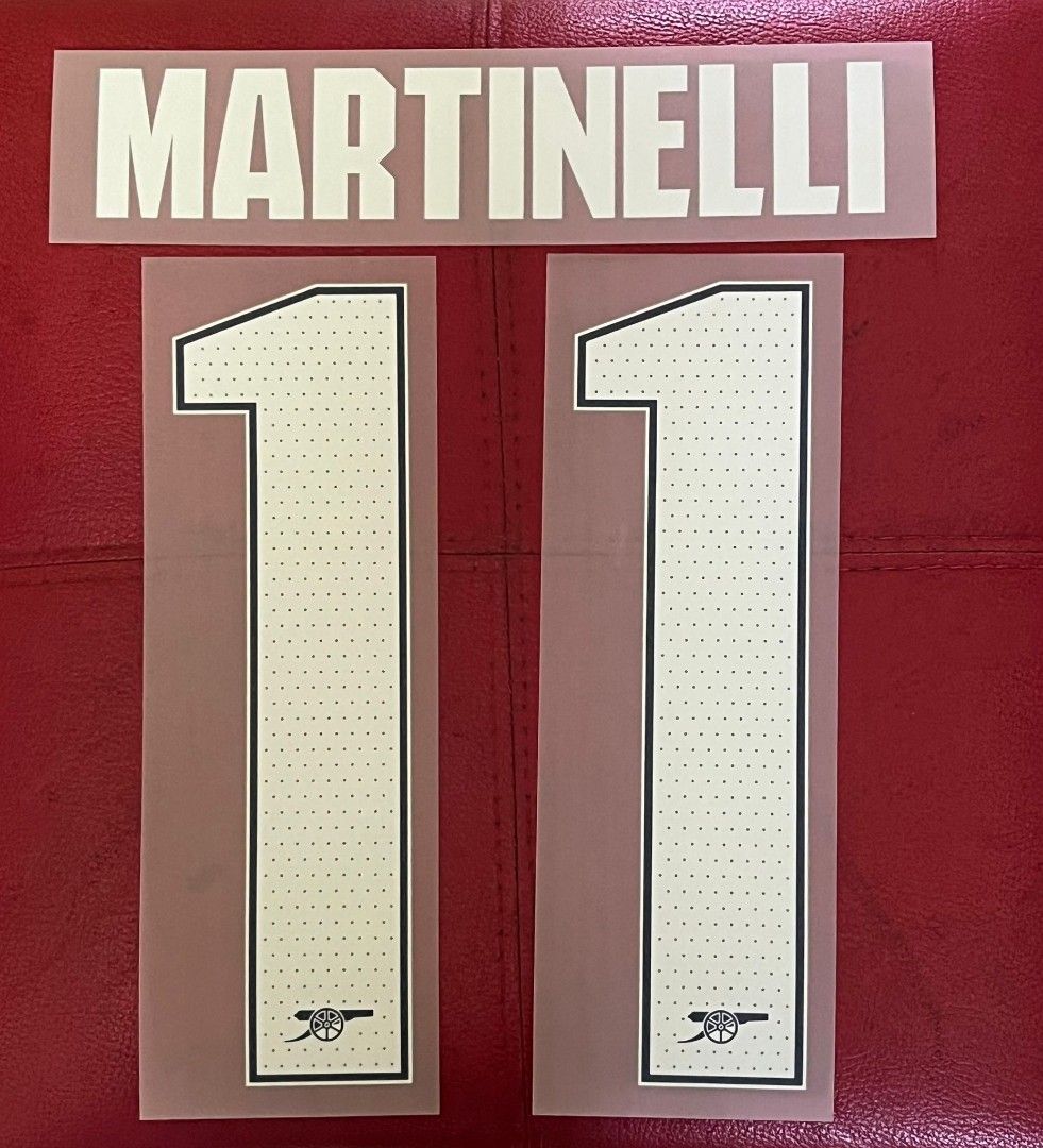 ARSENAL 24/25 HOME NAMESET JERSEY - ZINCHENKO HAVERTZ MARTINELLI WHITE ...