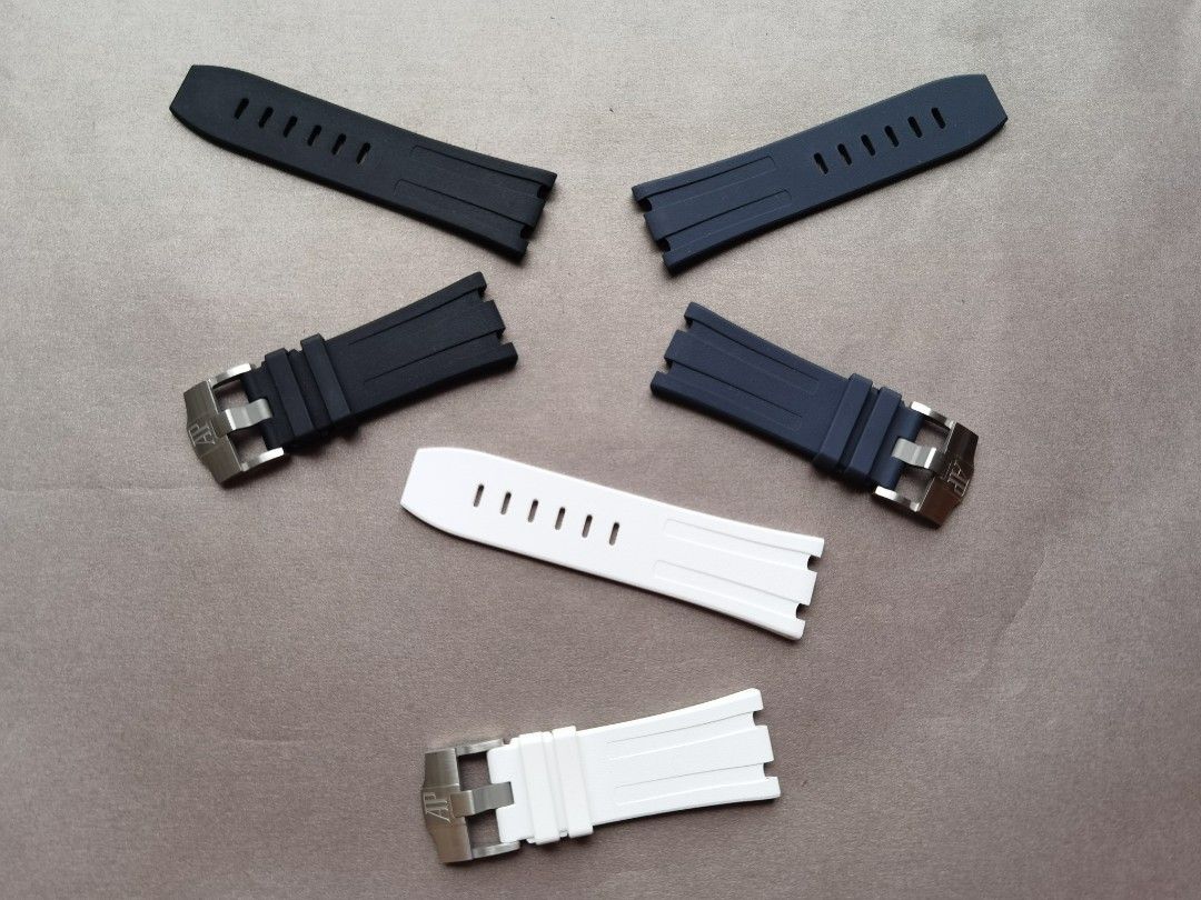 AUDEMARS PIGUET 28mm 15710 Rubber Watch Strap, Luxury, Accessories on ...