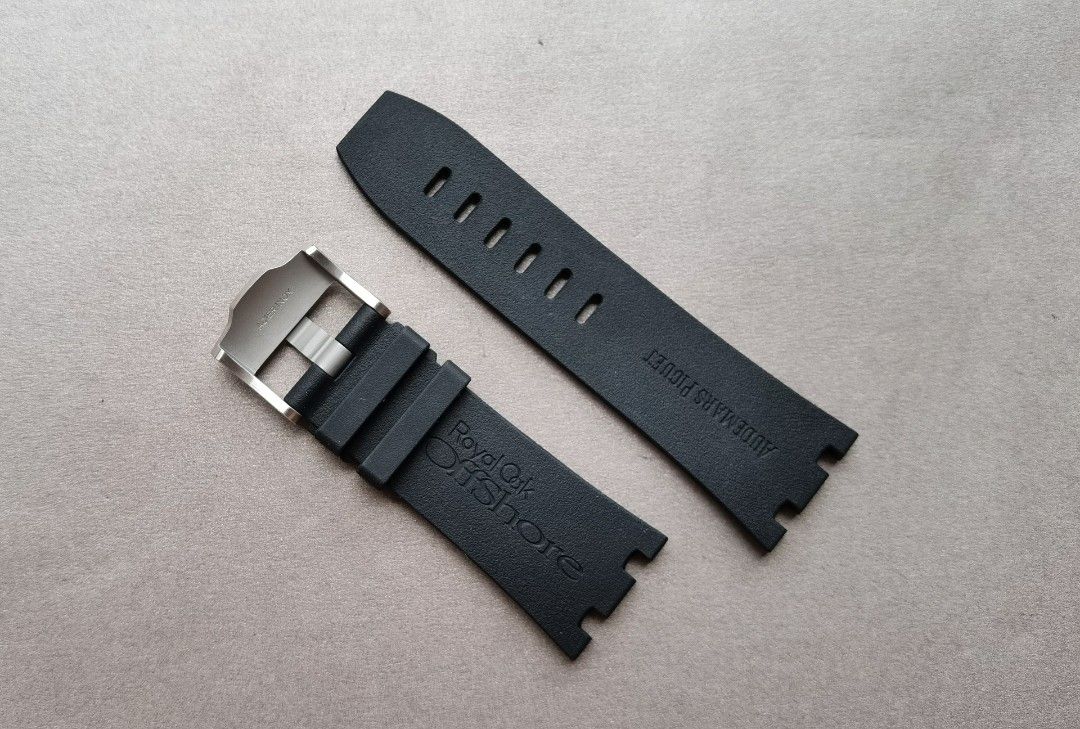 AUDEMARS PIGUET 28mm 15710 Rubber Watch Strap, Luxury, Accessories on ...