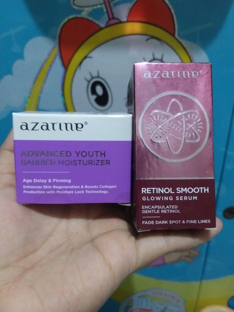 Azarine retinol set, Kesehatan & Kecantikan, Kulit, Sabun & Tubuh di ...