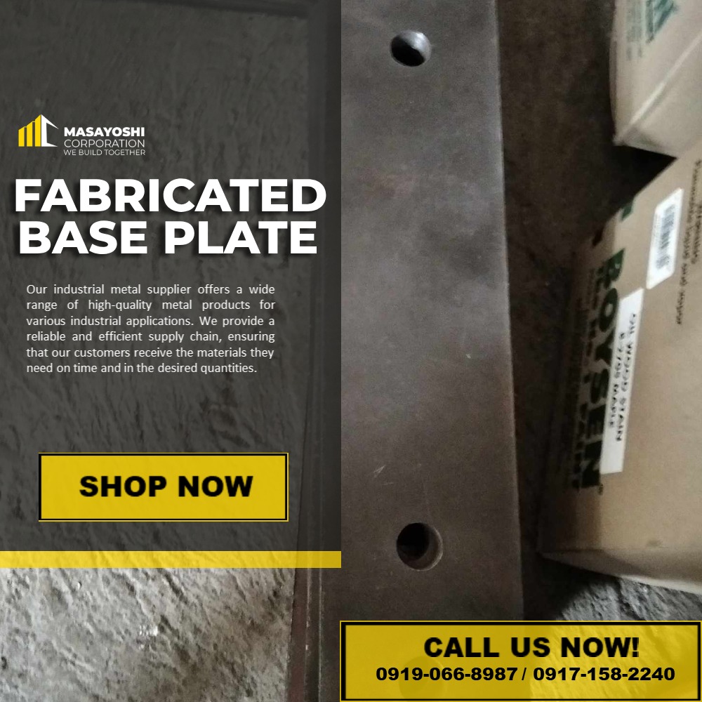Baseplate 250mm x 250mm x 10mm thick x 4 holes (20mm)| Anchor Bolt ...