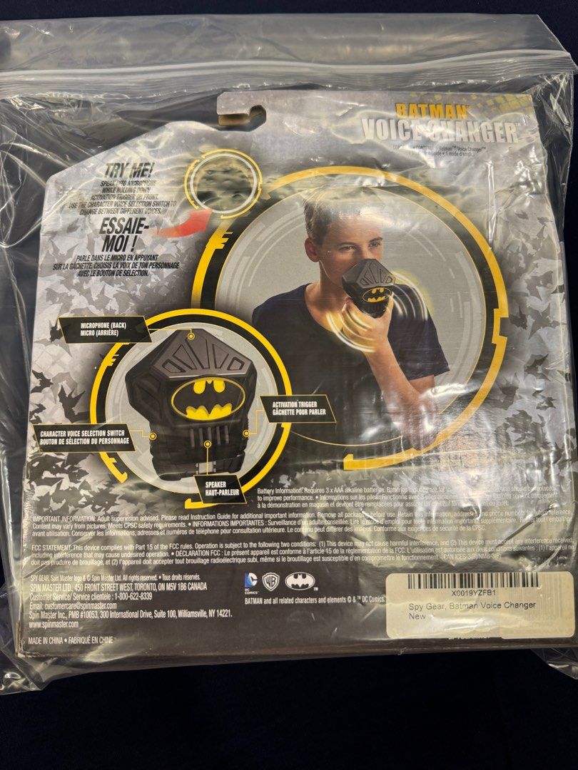Batman spy gear voice changer, Hobbies & Toys, Toys & Games on Carousell