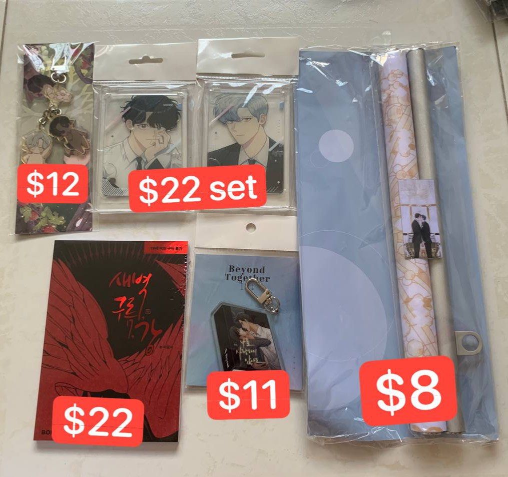 [BL/Yaoi] BL Merch Lezhin Bomtoon Jmeeshop Mofun Toonique BeOn, Hobbies & Toys, Memorabilia ...