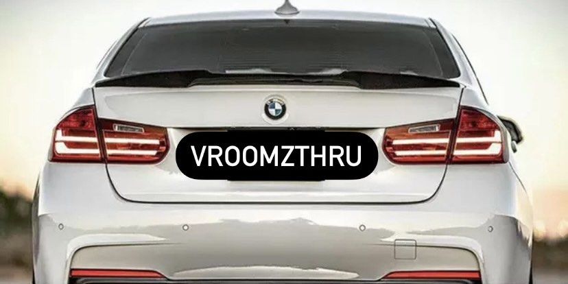 BMW 3 Series Lip Spoiler - F30, F31, F34, F35, 316i, 318i, 320i, 328i ...
