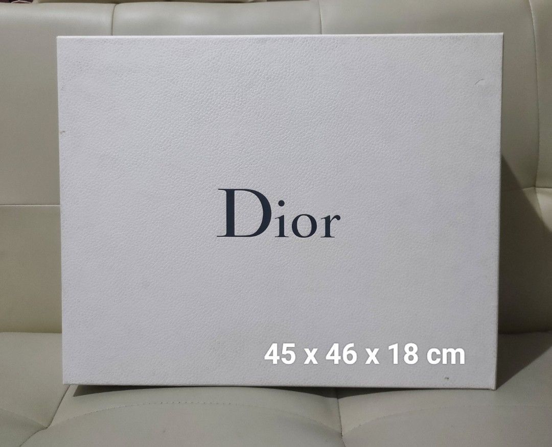 box dior xtra large original / kotak dior asli / tissue paper dior ...