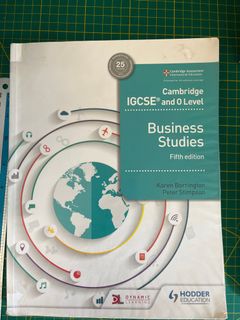 Cambridge IGCSE and O Level Business Studies Fifth Edition, Hobbies & Toys, Books & Magazines ...