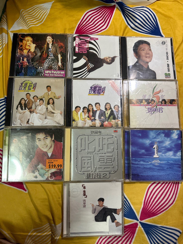 Canton Mandarin Pop Music cd bundle, Hobbies & Toys, Music & Media, CDs ...