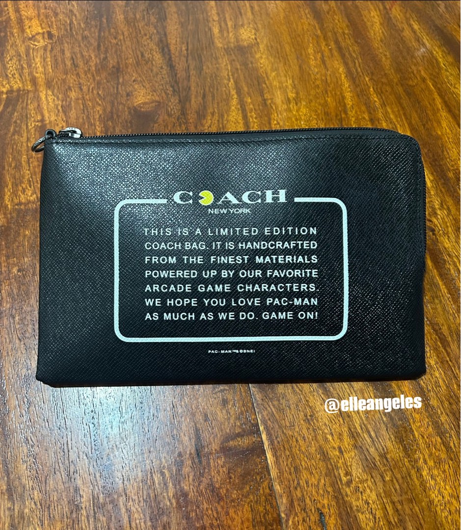 Coach Limited Edition Pacman Pouch Clutch Bag, Luxury, Bags & Wallets ...