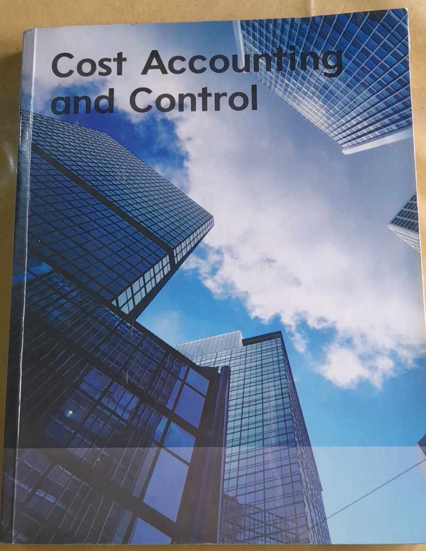 Cost Accounting and Control by Mcgraw Hill (Second Hand), Hobbies ...