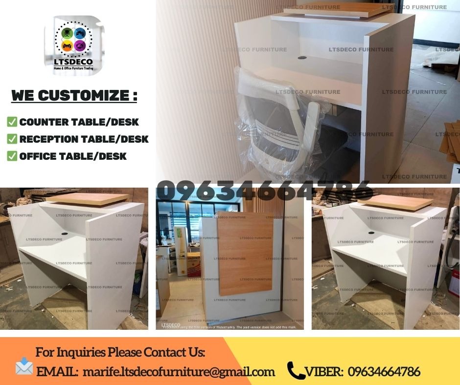 COUNTER DESK/TABLE OFFICE PARTITION FURNITURES, Furniture & Home Living ...