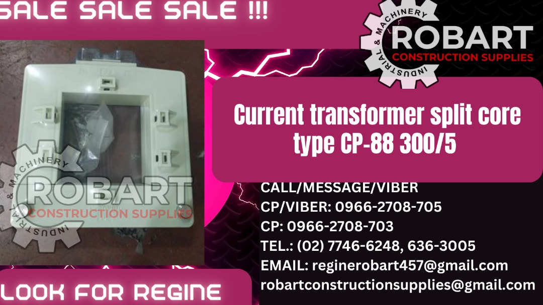 Current transformer split core type CP-88 300/5, Commercial ...