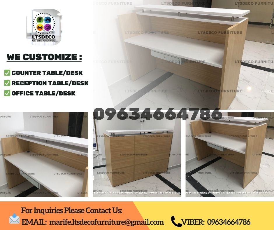 CUSTOMIZED COUNTER TABLE OFFICE PARTITION FURNITURES, Furniture & Home ...