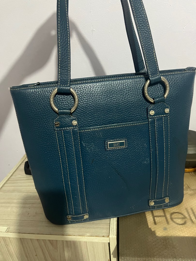 DAKS Genuine leather tote bag, Women's Fashion, Bags & Wallets ...
