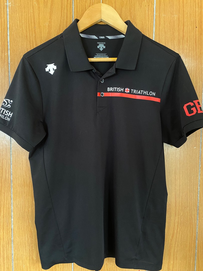 Descente polo shirt drifit, Men's Fashion, Tops & Sets, Tshirts & Polo Shirts on Carousell