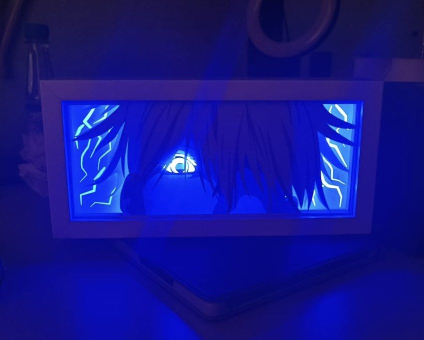 Devil Light Box - Satoru Gojo, Furniture & Home Living, Lighting & Fans ...