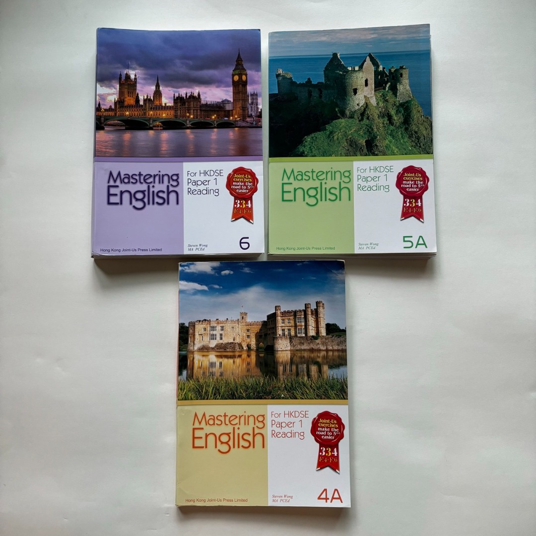 【DSE英文必備！】Mastering English for HKDSE Paper 1 Reading Book 4A, 5A, 6 ...