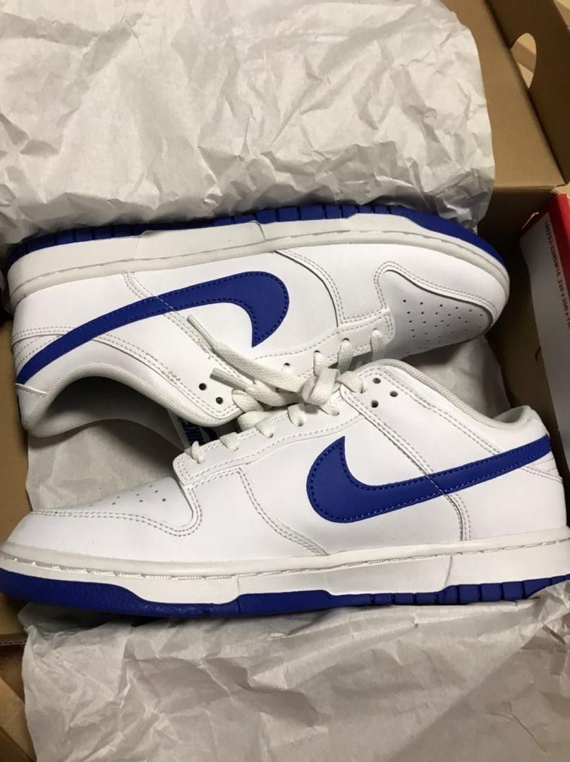 NIKE Dunk Low Hyper Royal (blue), Men's Fashion, Footwear, Sneakers on ...