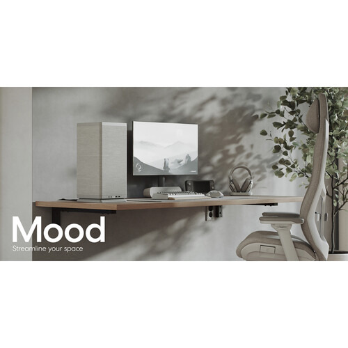 Fractal Design Mood Mini-ITX Mini Tower Small Form Factor PC Desktop ...