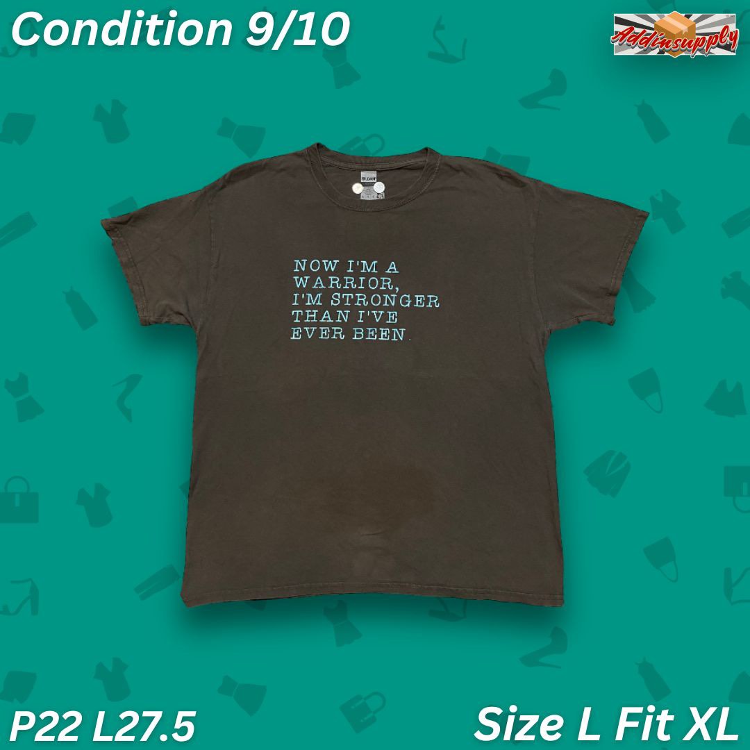 Gildan X Rush Order Tees ( L ) Grey Tshirt P22 L27.5, Men's Fashion ...