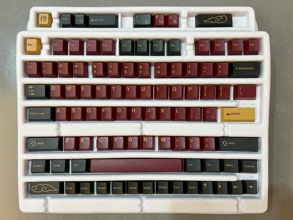 GMK Keycap Sets 鍵帽 (Red Samurai | Grand Prix | WoB | Pulse | Pono ...