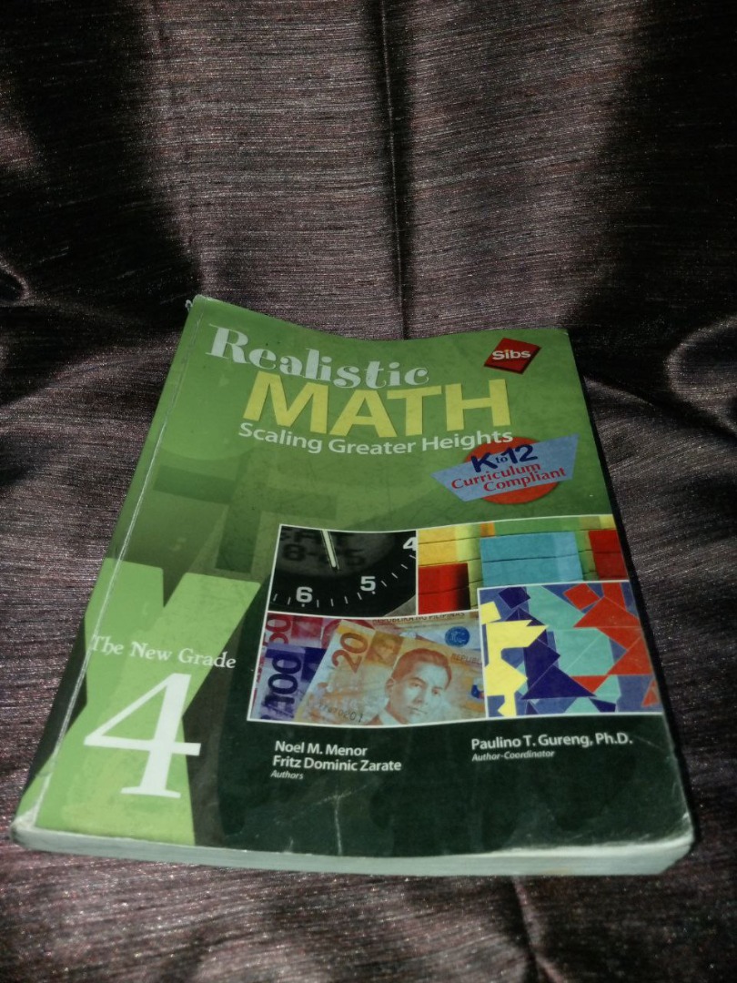 Grade 4 Math Book Realistic Math 4, Hobbies & Toys, Books & Magazines ...