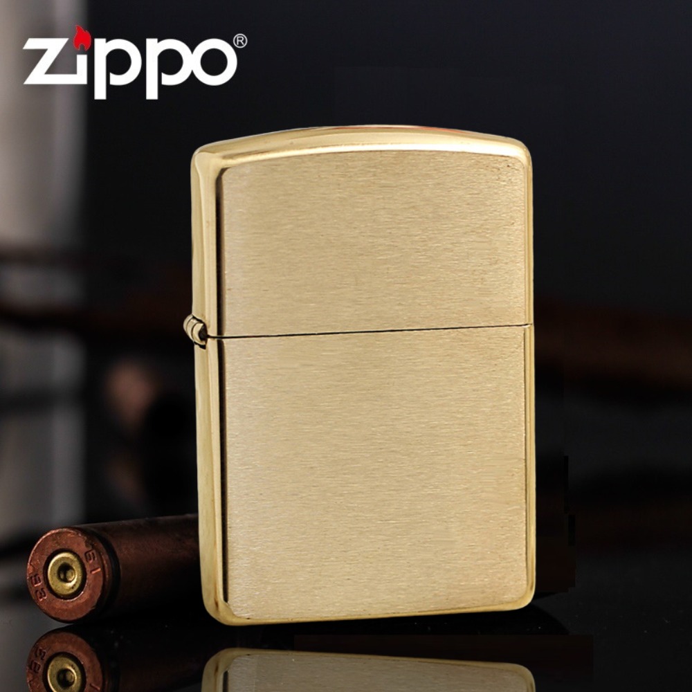 High Polished Brushed Gold Zippo Lighter, Hobbies & Toys, Collectibles ...
