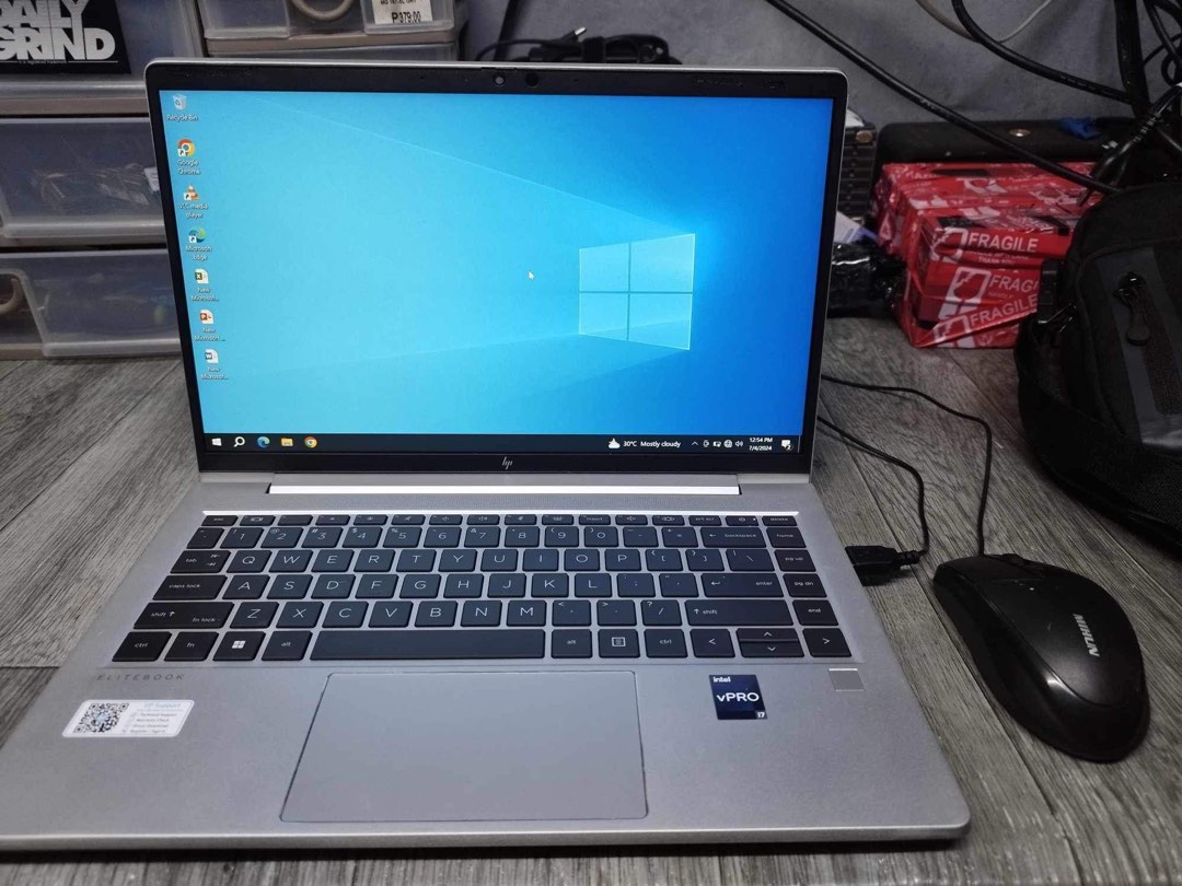 HP ELITEBOOK 640 G9 i7 12TH GEN LAPTOP 16GB DDR4 256GB NVME SSD WITH ...