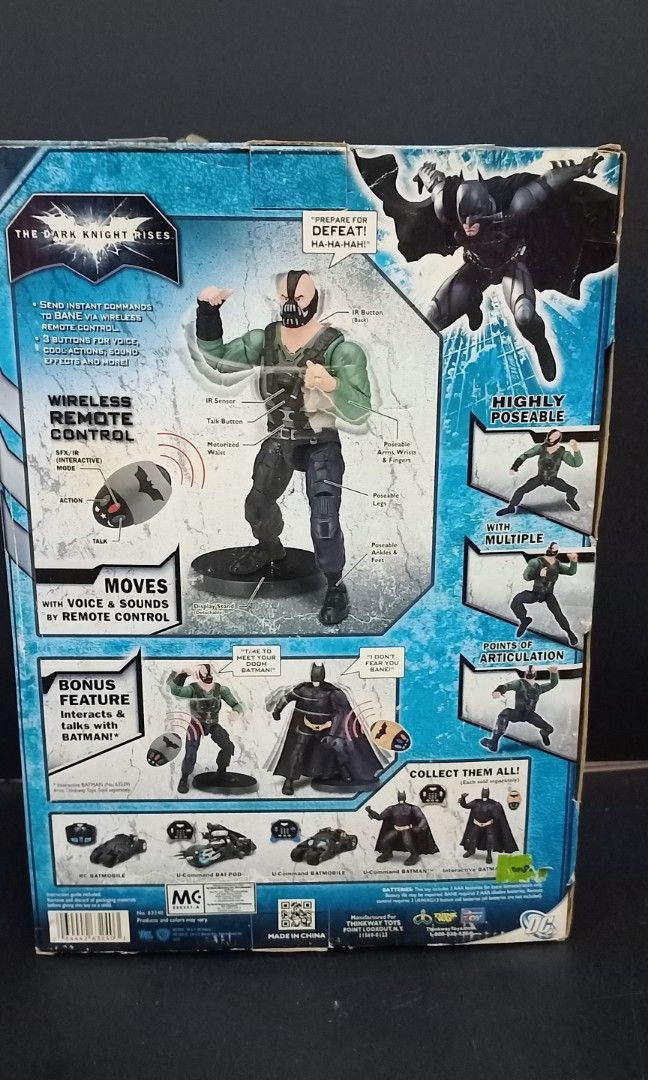 Interactive Bane With Remote Control Batman The Dark Knight Rises ...