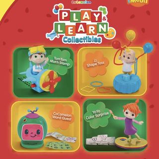 Jollibee Kids Meal CoComelon Play & Learn Collectibles YoYo Color ...