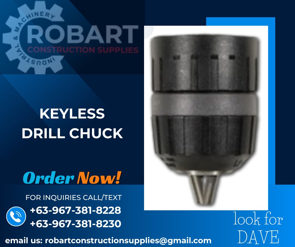 KEYLESS DRILL CHUCK, Commercial & Industrial, Construction Tools ...
