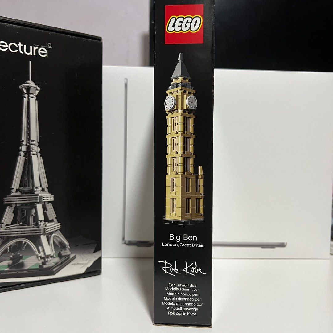 LEGO Architecture - The Eiffel Tower 21019 , Big Ben 21013, Hobbies ...