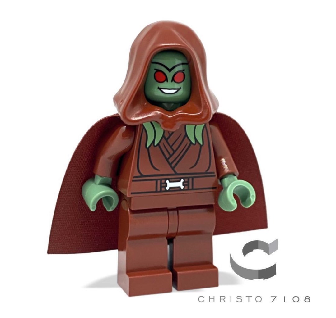 lego christo custom Star Wars Kit Fisto jedi, 興趣及遊戲, 玩具 & 遊戲類 - Carousell