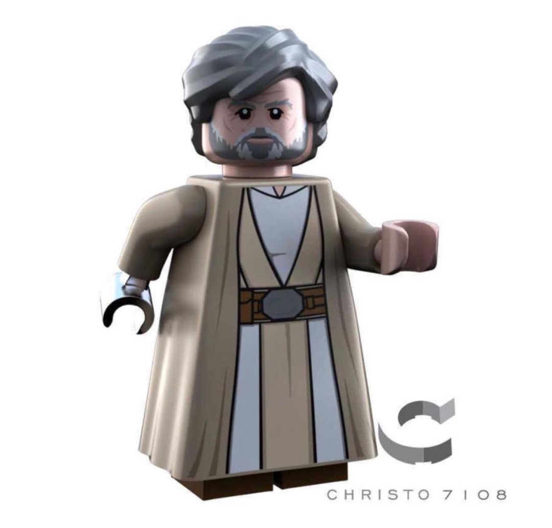 lego christo custom Star Wars Luke skywalker jedi, 興趣及遊戲, 玩具 & 遊戲類 ...