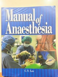 Manual of Anesthesia, Hobbies & Toys, Books & Magazines, Storybooks on ...