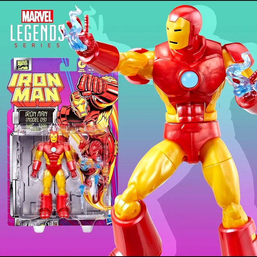 Marvel Legends Iron Man (Model 09), Star Wars TVC Return Of The Jedi ...