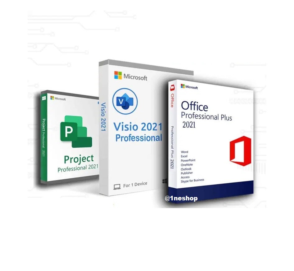 Microsoft Visio pro Project pro Office latest 2021 windows mac 1pc ...