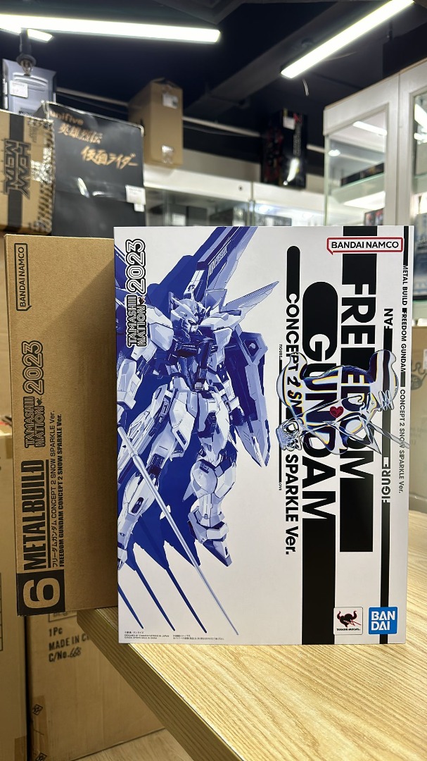 sold (N)開封品 Bandai Metal Build Freedom Concept 2 Snow Sparkle Ver 自由高達 ...