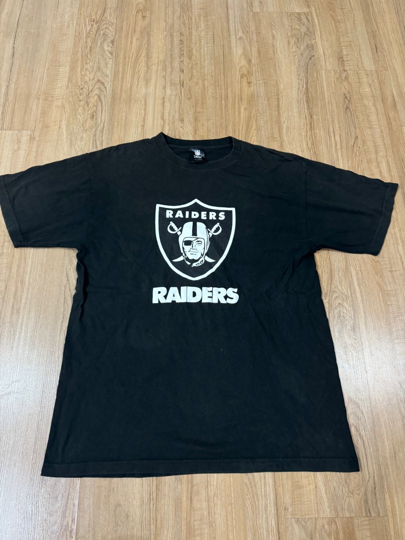 NFL RAIDERS BIG LOGO TSHIRT, Hobbies & Toys, Collectibles & Memorabilia ...