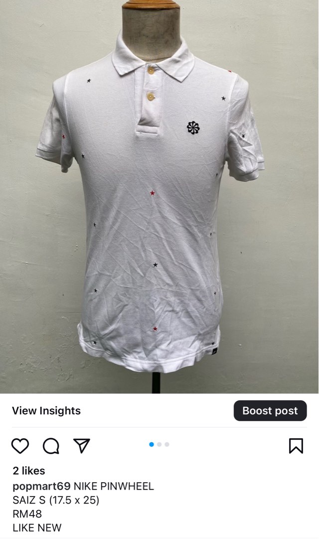 nike pinwheel, Men's Fashion, Tops & Sets, Tshirts & Polo Shirts on ...