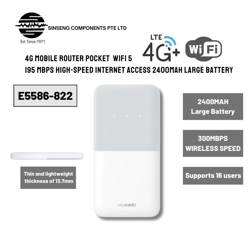 Original Huawei Battery 2400mah LTE 4G Sim Card Router Pocket Wifi ...