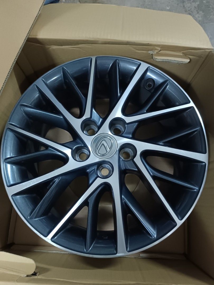 Lexus Rims 17" 7J ET40, 4 rims at $350, Car Accessories, Tyres & Rims ...