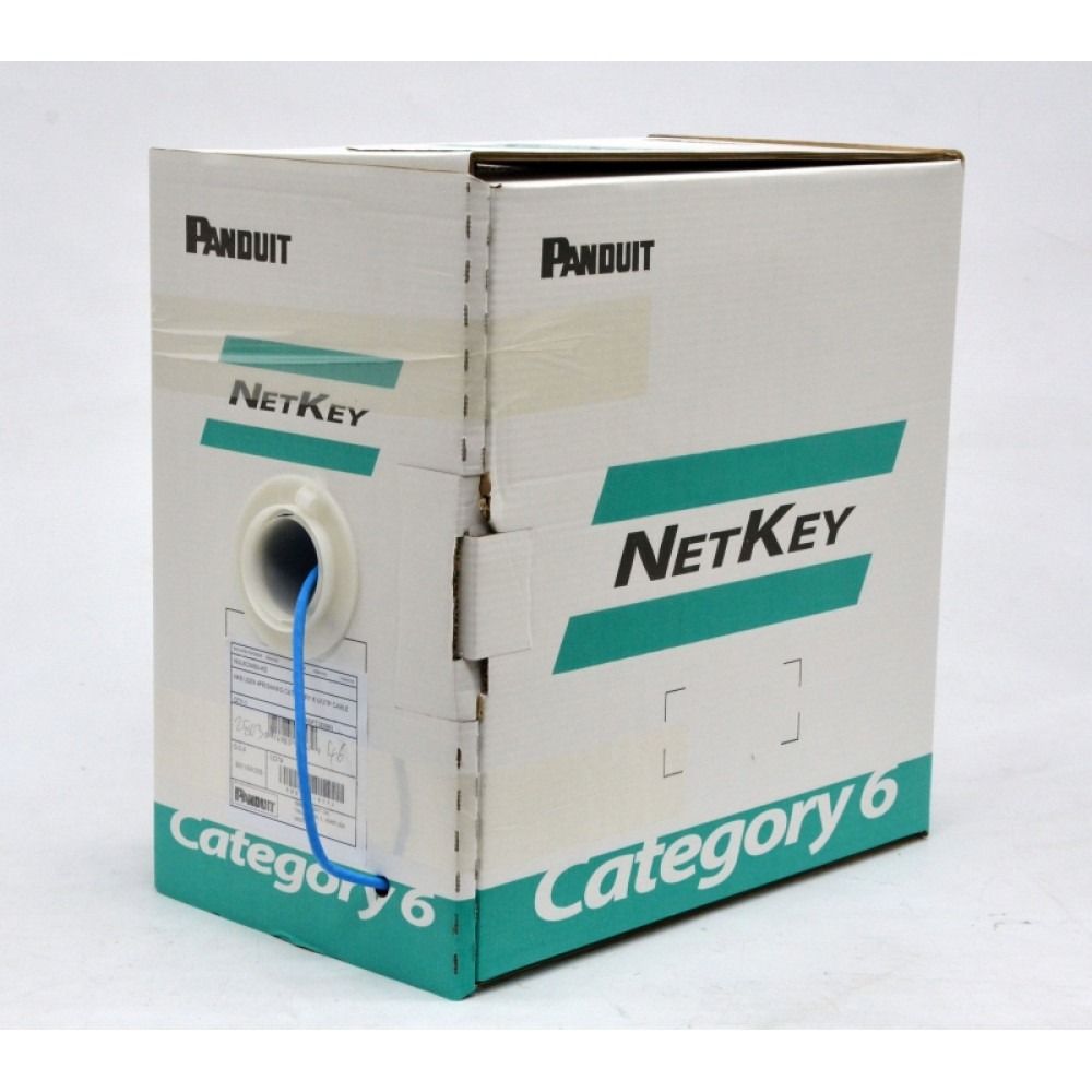 PANDUIT CAT6 UTP CABLE 305M Pure Copper Indoor 24awg 4PAIR TWISTED ...