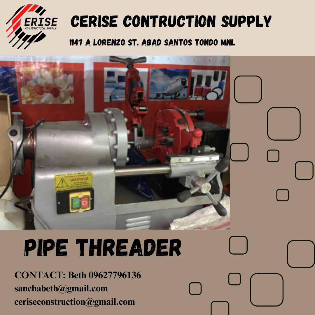 Pipe Threader, Commercial & Industrial, Construction Tools & Equipment on Carousell