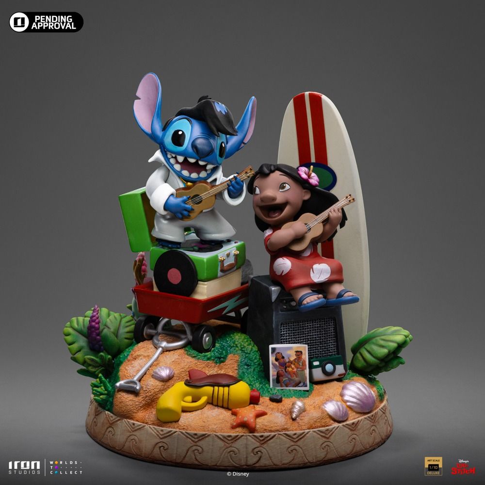 [PO] Iron Studios Lilo & Stitch Deluxe Art Scale 1/10 Statue, Hobbies ...