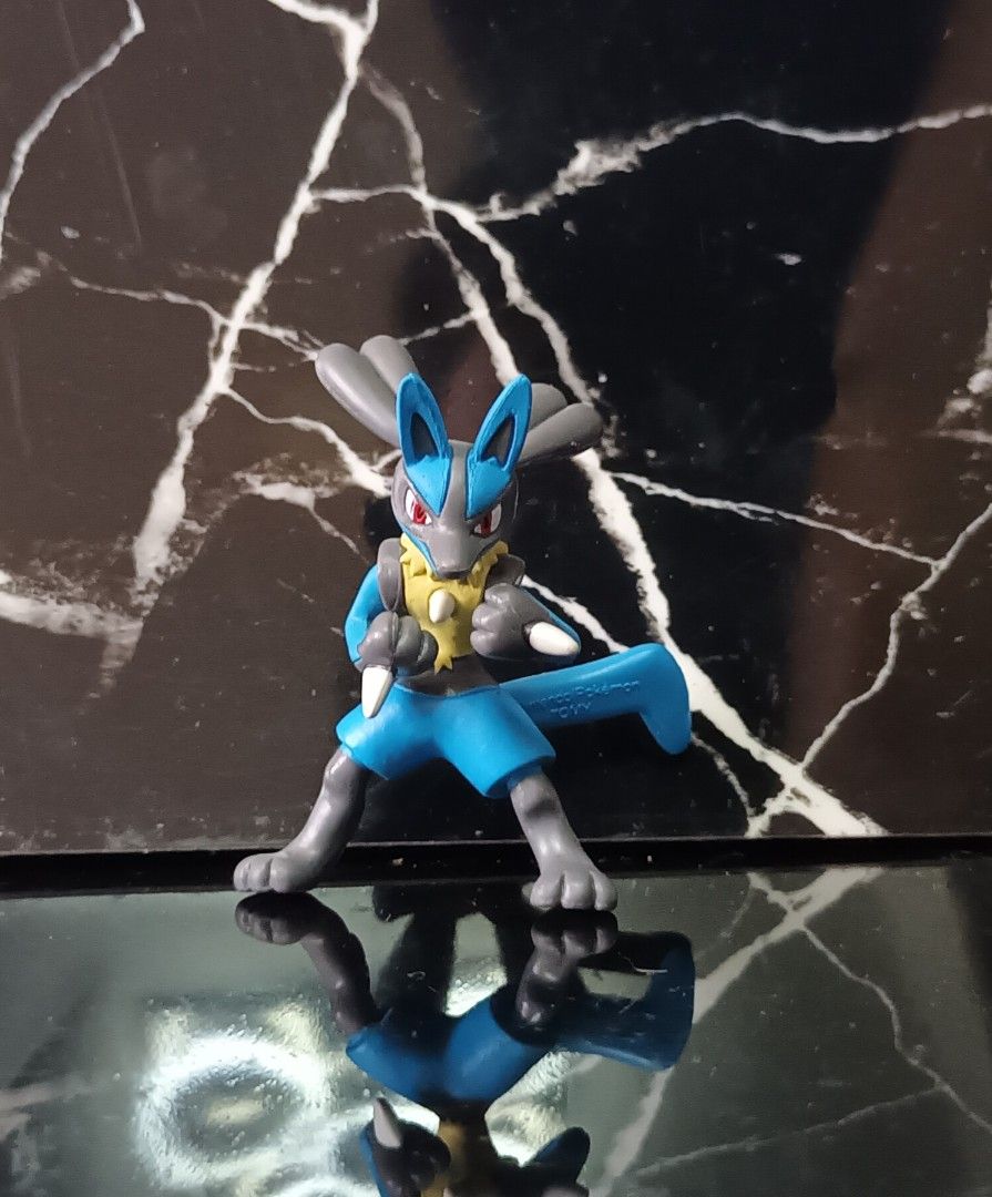 Pokemon Lucario Figure, Hobbies & Toys, Toys & Games on Carousell