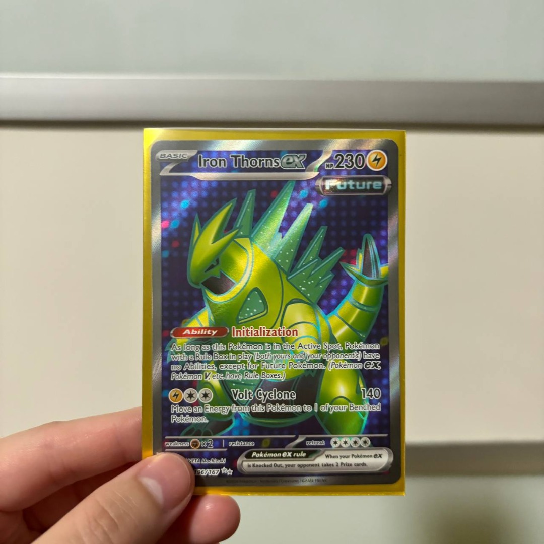 pokemon tcg: sv06 twilight masquerade iron thorns ex 196/167 full art ...