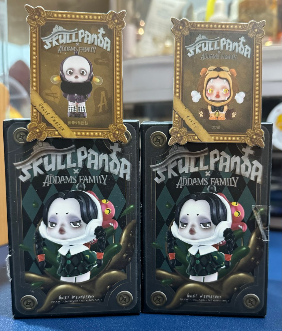 POP MART Skull Panda Addams Family, Hobbies & Toys, Toys & Games on ...
